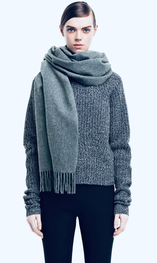 Silk Two Layer Large Scarf - Dress Album